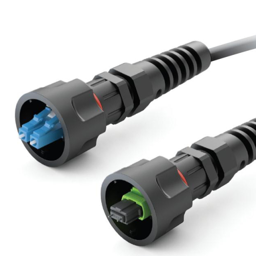 Оптический пачкорд с защищенным коннектором HE-IP67-XX. OPTOKON Украина